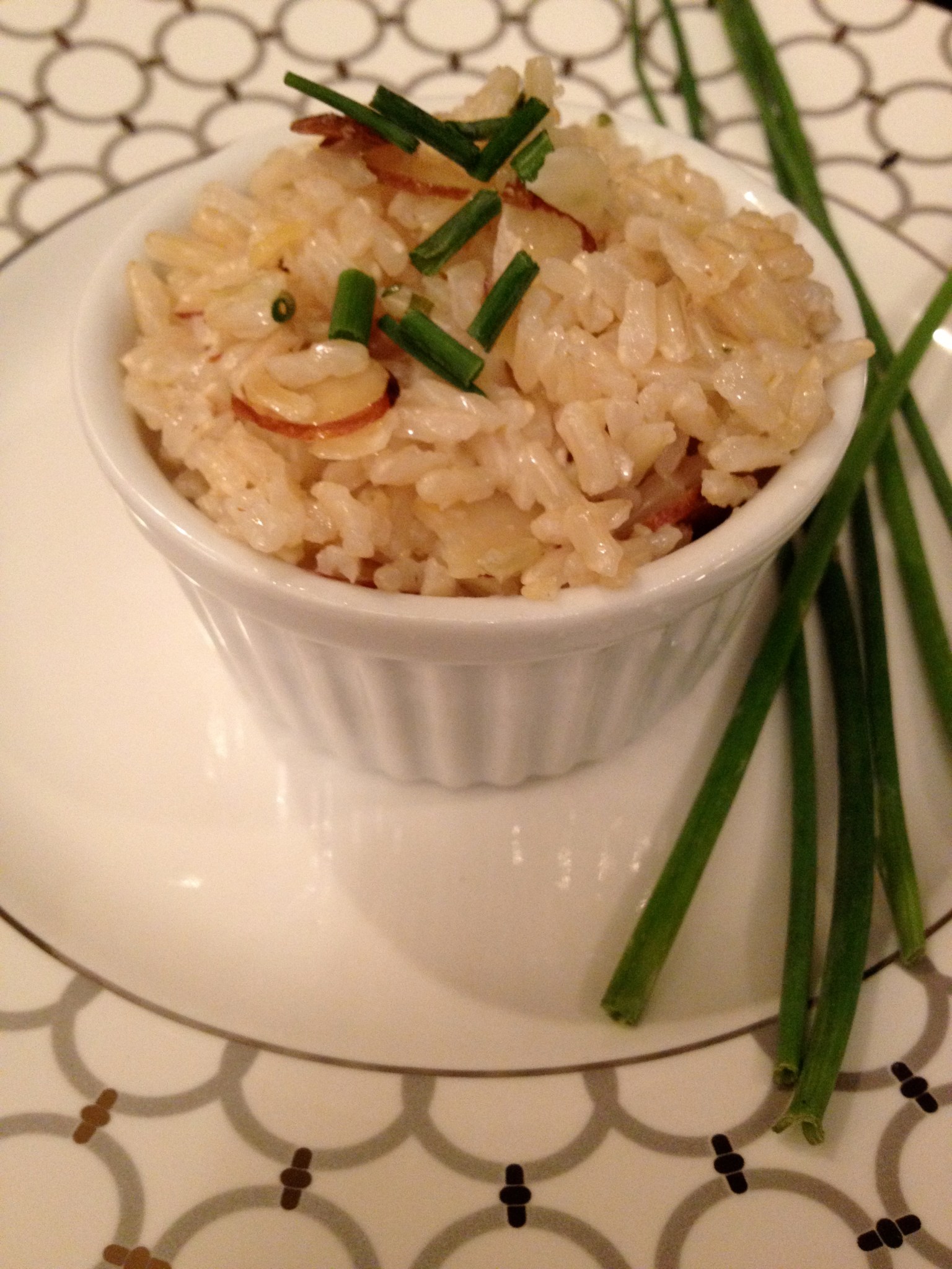 Almond Slivered Brown Rice – A Party in My Pantry