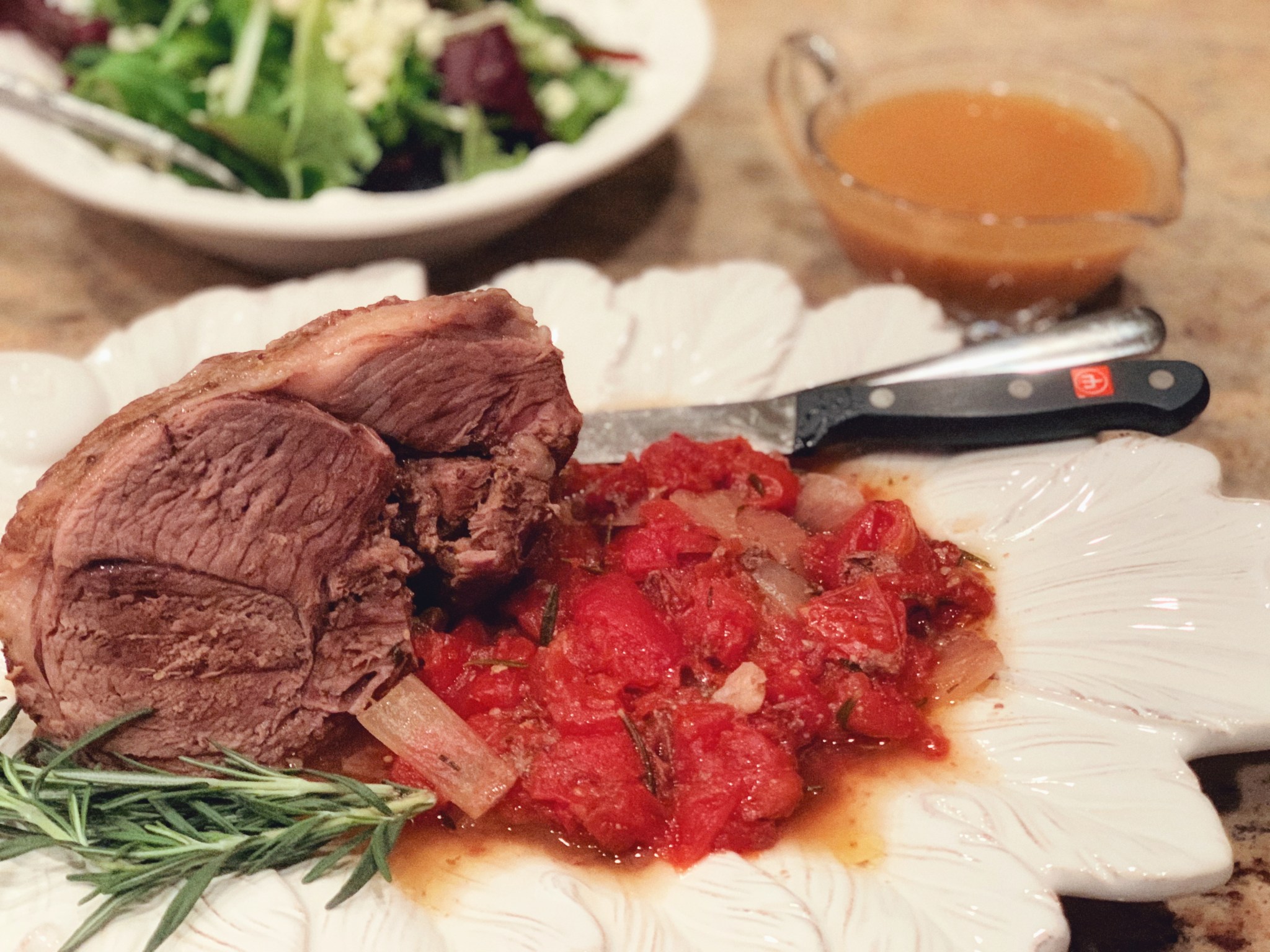 Slow-Roasted Leg of Lamb Provençal – A Party In my pantry